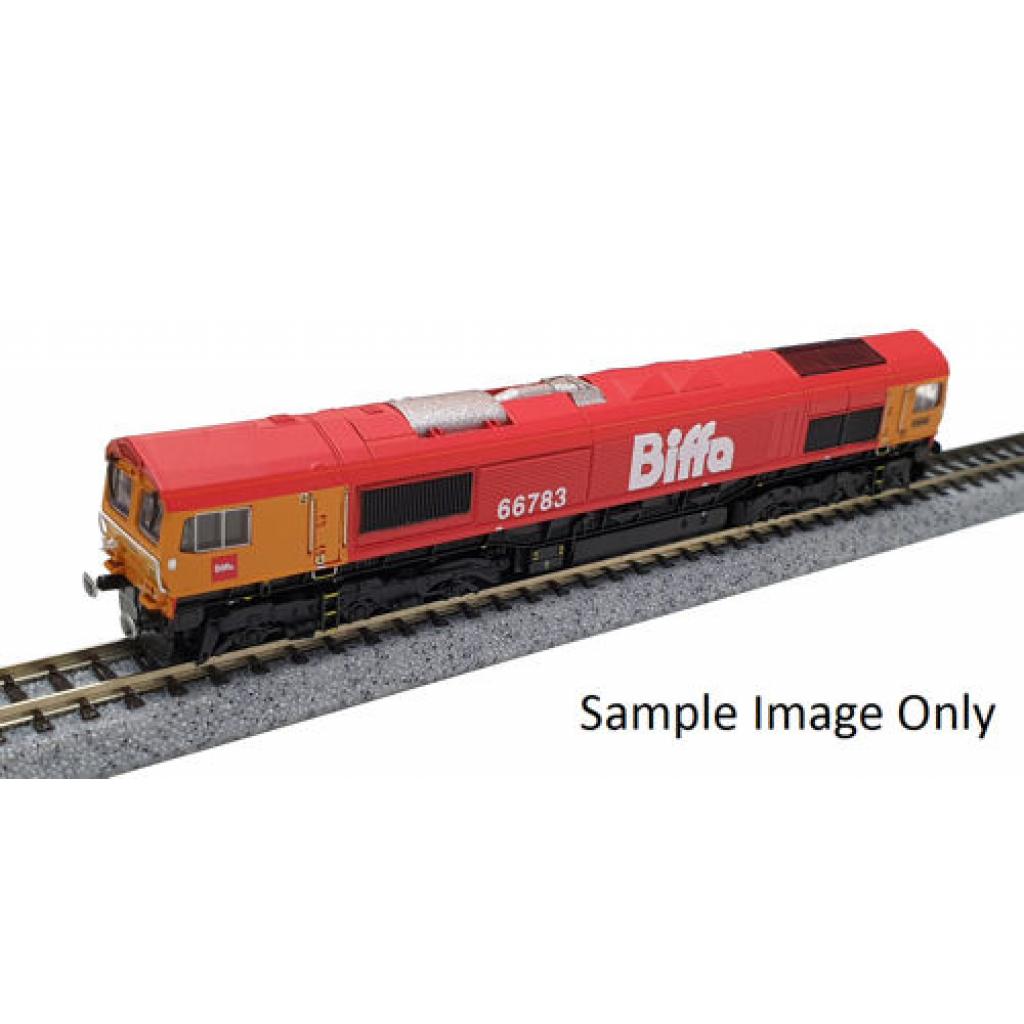 Gm2210102 Class 66 Gbrf 66783 The Flying Dustman Biffa Livery Dapol ...