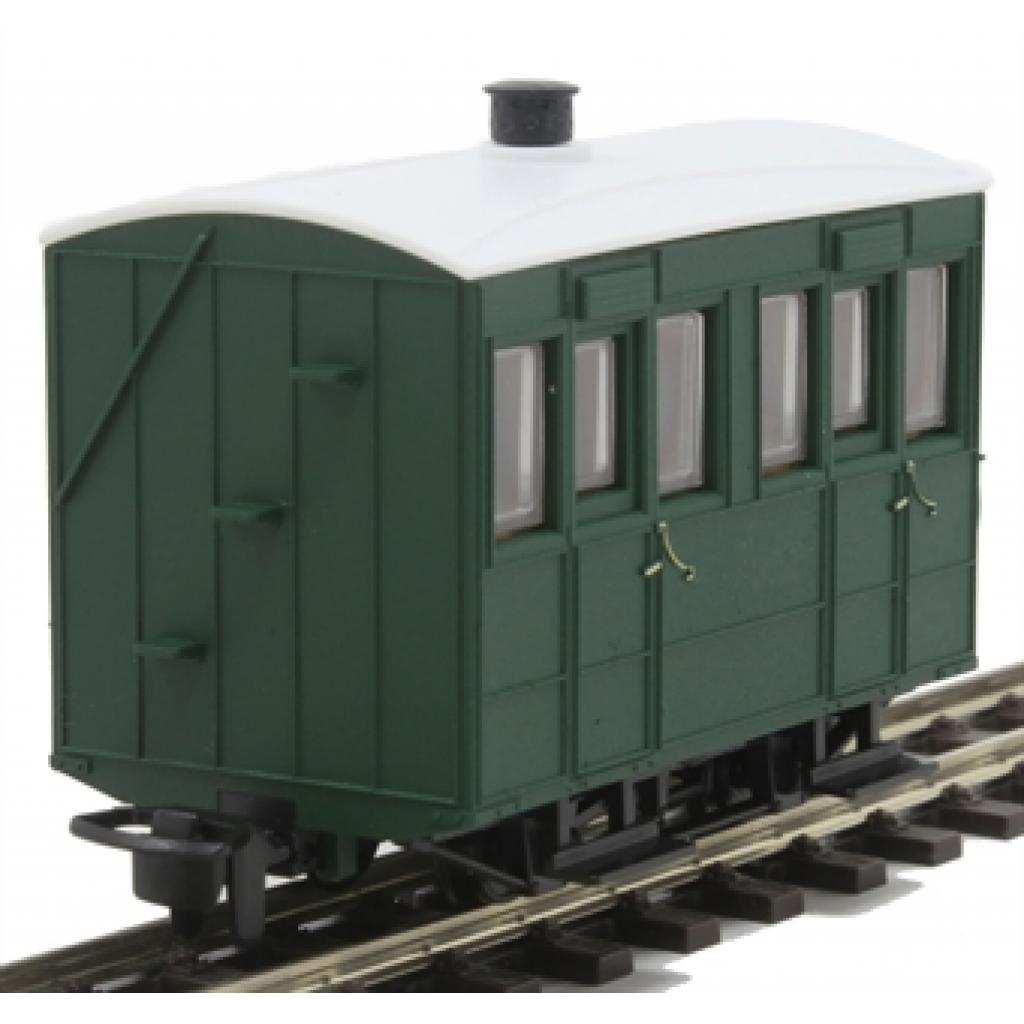 Gr-500Ug Glyn Valley Tramway Enclosed Side Coach Green Unlettered Oo-9 ...