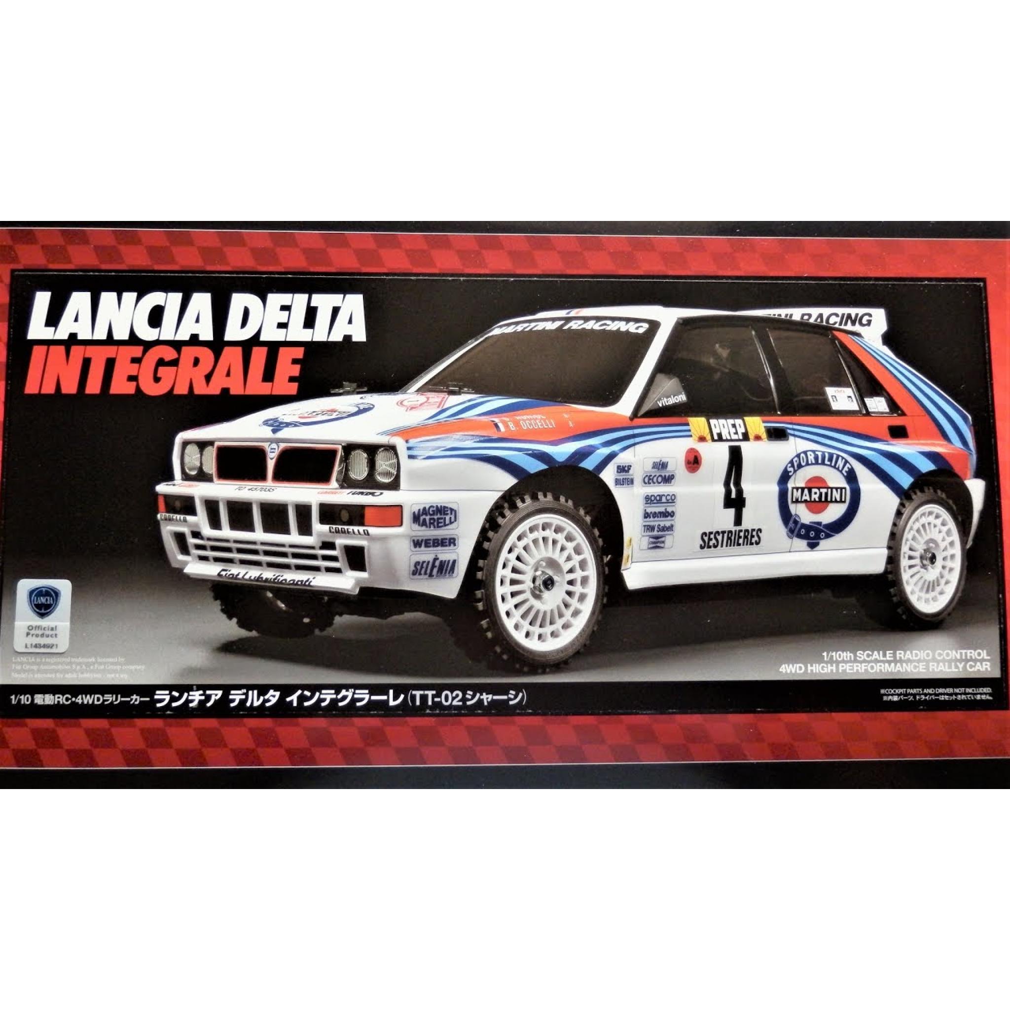 58570 Lancia Delta Integrale Tt-02 4Wd 1:10 Tamiya Kit | Addlestone Models