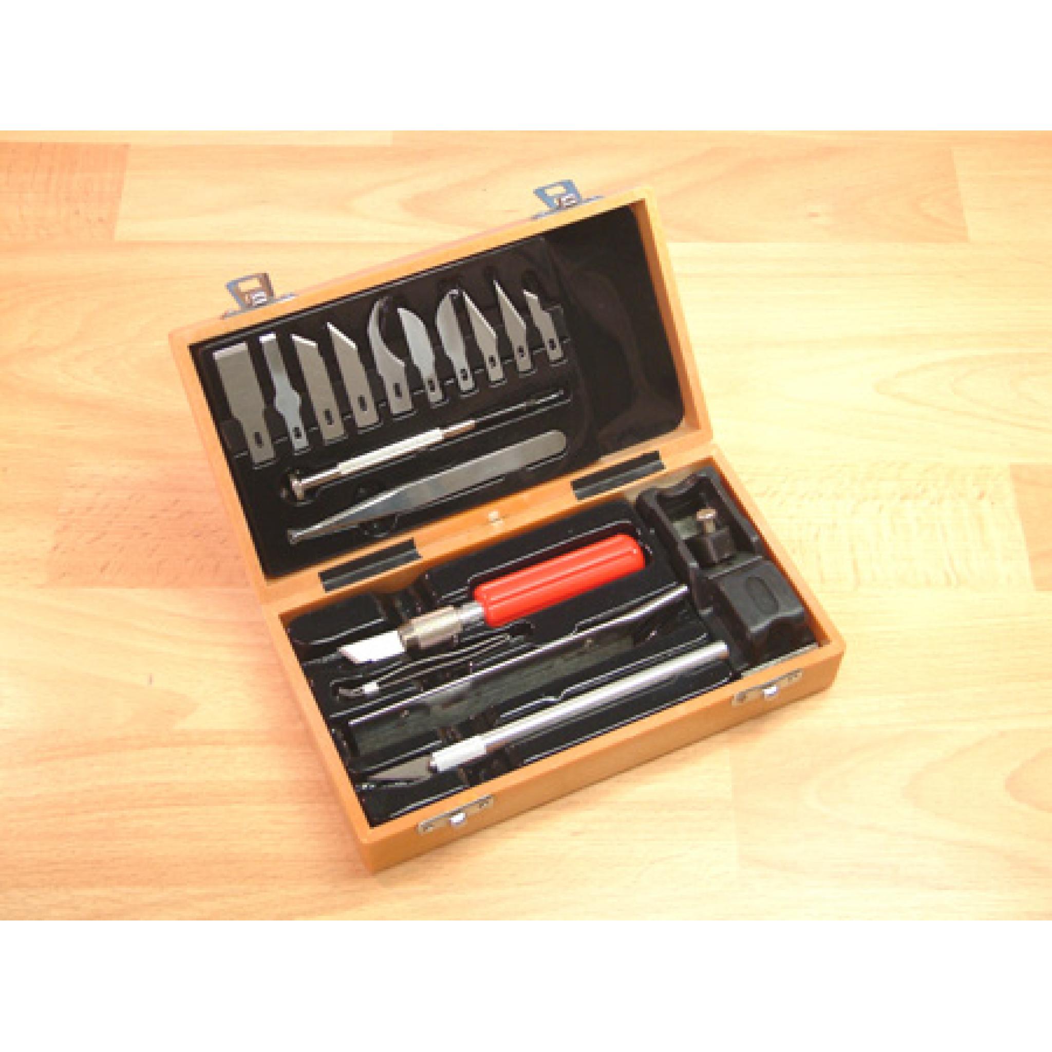 17Pc Basic Hobby Craft Tool Set 735-14 | Addlestone Models