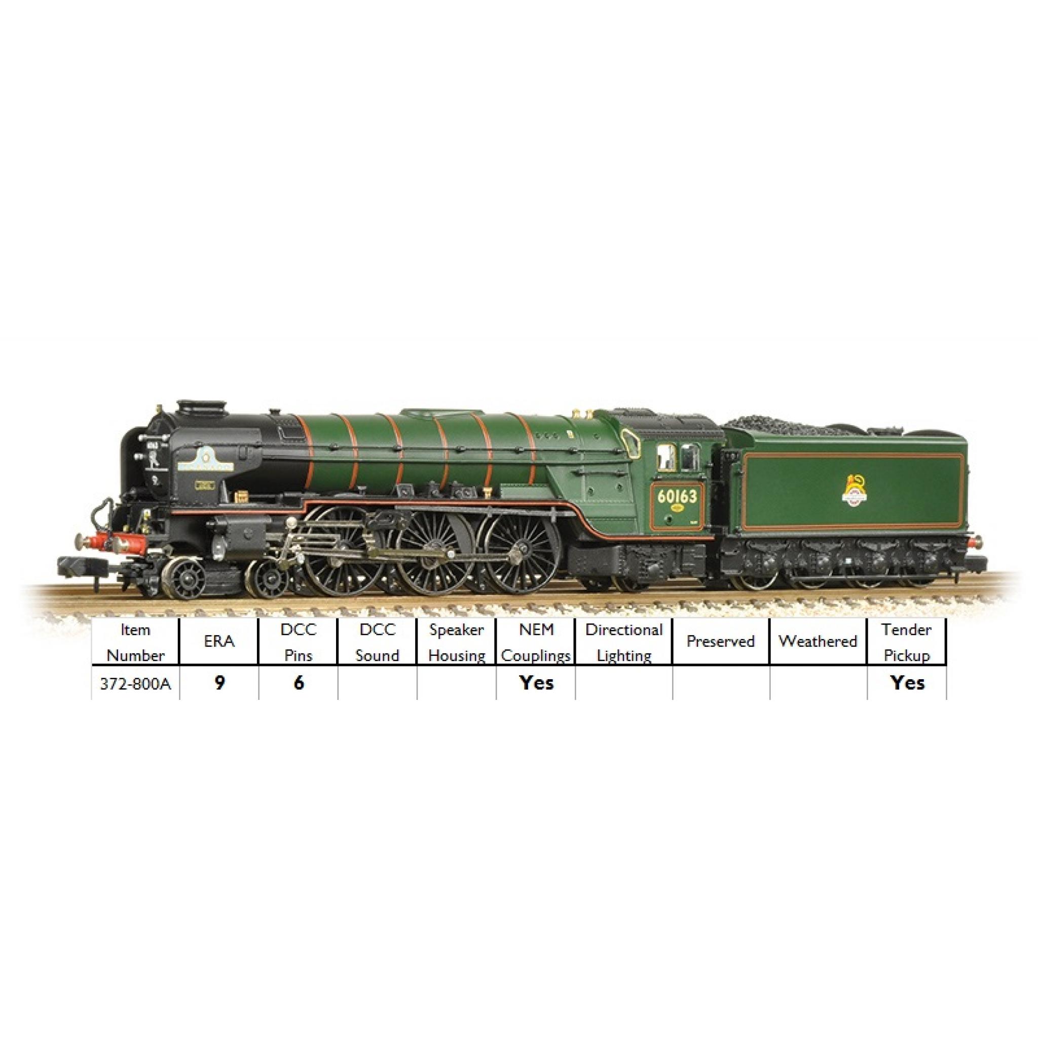 372-800A Class A1 60163 Tornado Br Green Early ( 6 Dcc ) Graham Farish ...