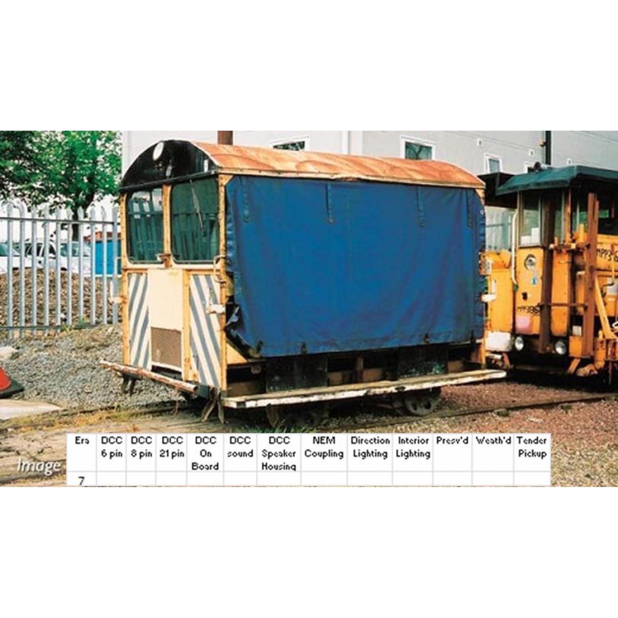 32-993 Wickham Type 27 Trolley Car Br Engineers Yellow Wasp Stripes ...