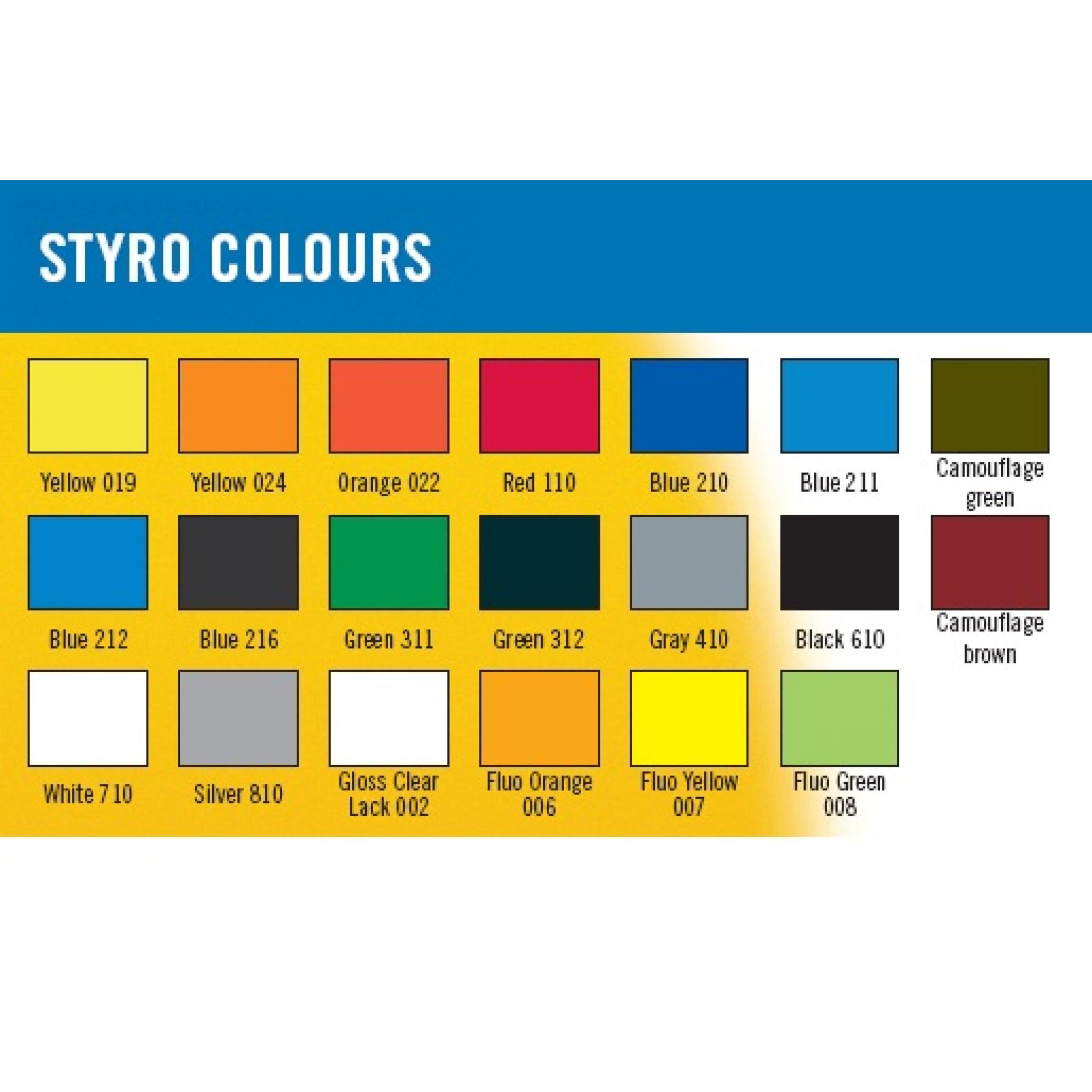 Rc Styro Colours B.Red 110 Spray Paint 150Ml | Addlestone Models