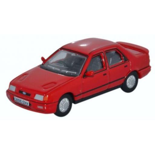 76Fs003 Ford Sierra Sapphire Radiant Red 1:76 Oxford | Addlestone Models