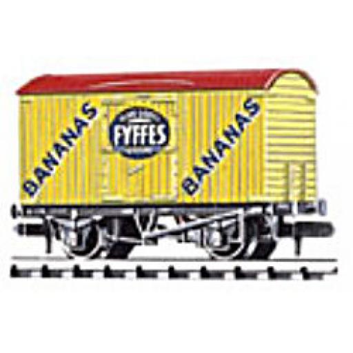Nr-P140 10Ft Refrigerated Box Van Fyffes Bananas Wagon Peco ...