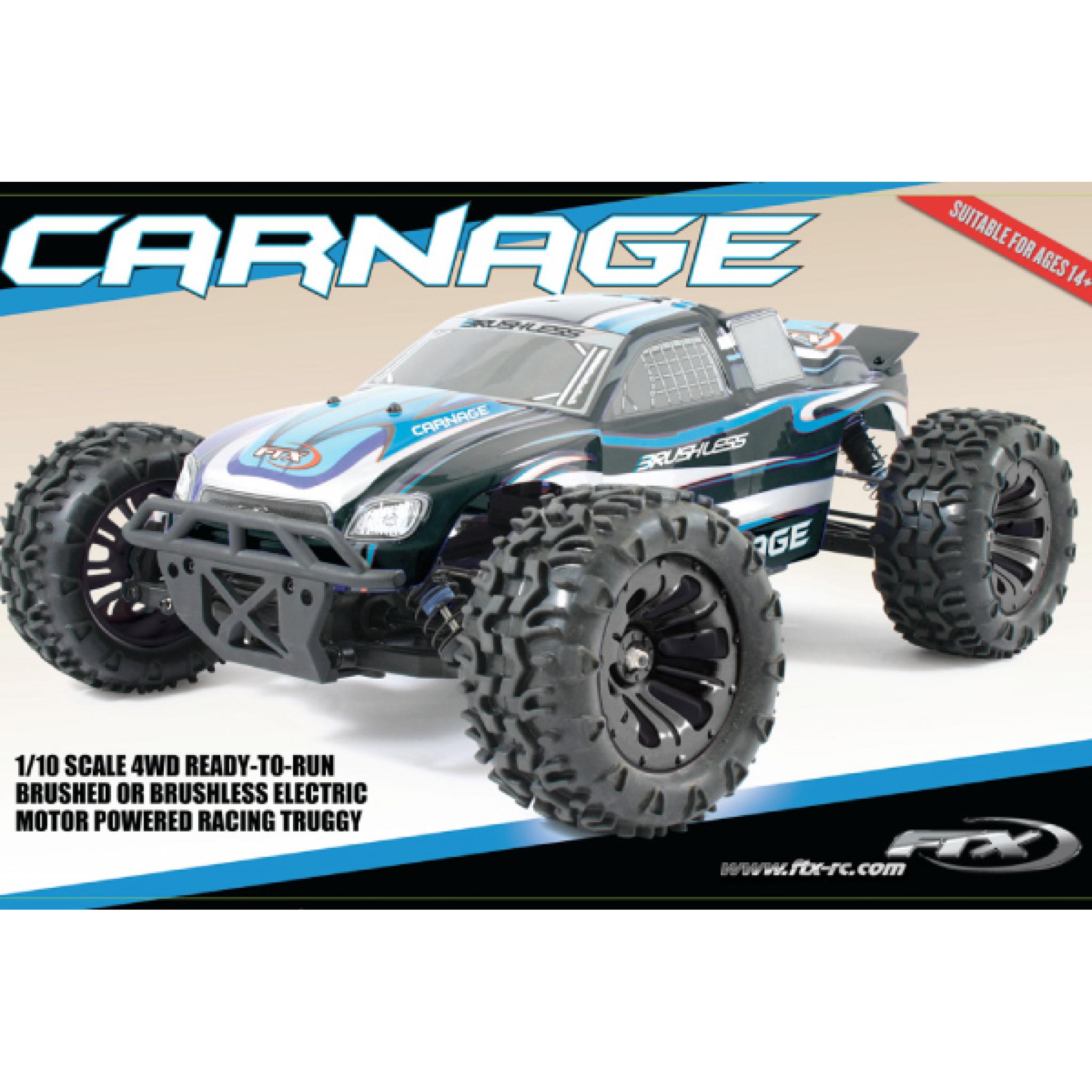 Ftx Carnage 1:10 4Wd Brushless Rtr Truck Ftx5543 With 2.4Ghz Radio ...