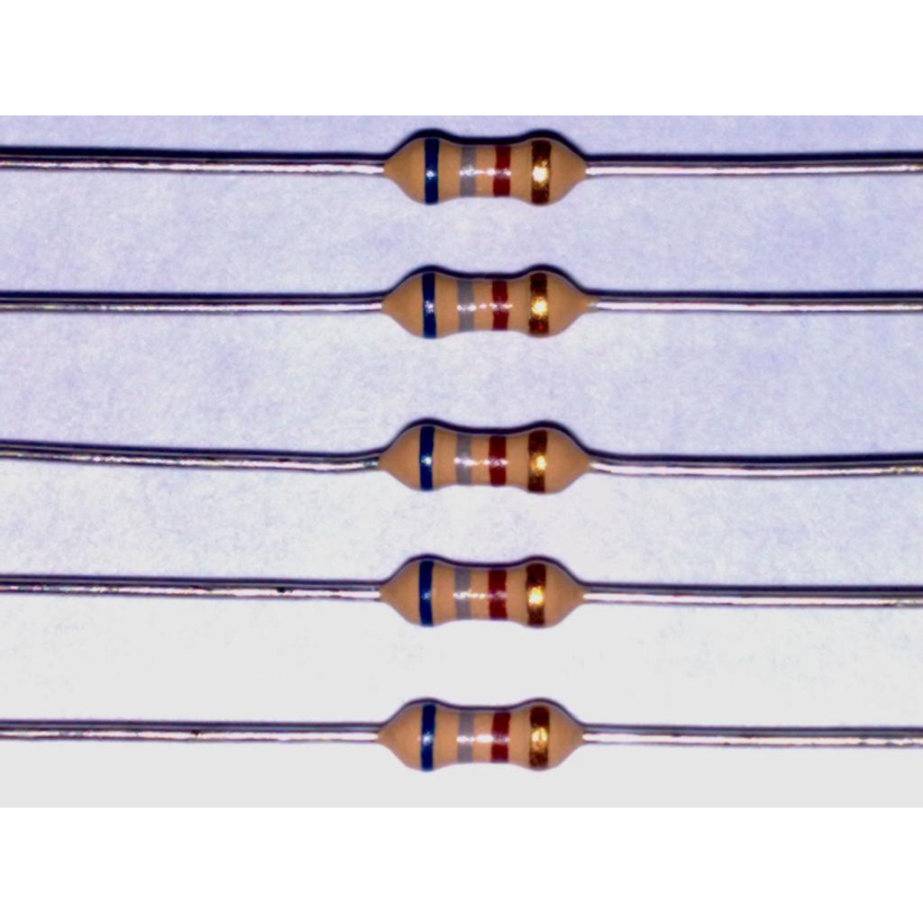 Led Resistors 680R Ohm 1/4W For An Led To Connected Upto 15V Serial (10 ...