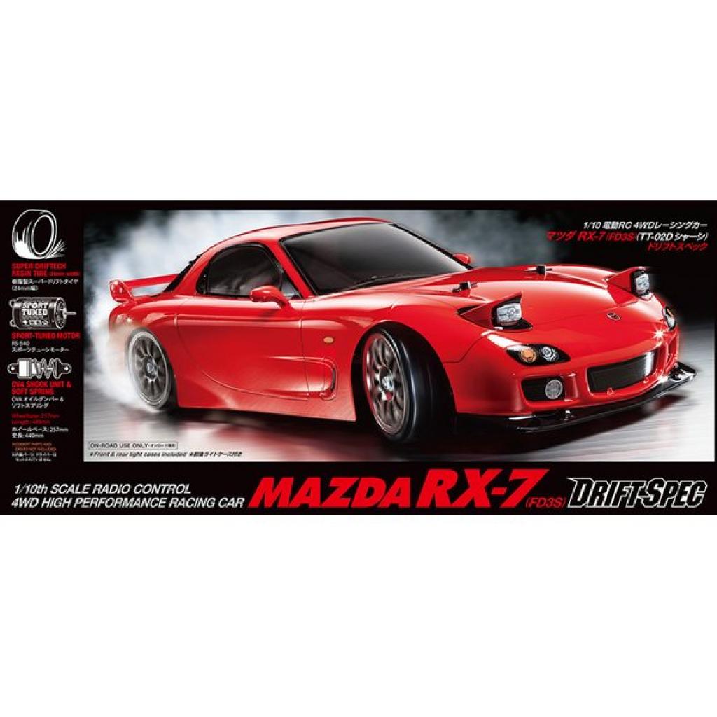 58648 Tamiya Tt-02D Mazda Rx-7 Drift Spec 1:10 4Wd Kit | Addlestone Models