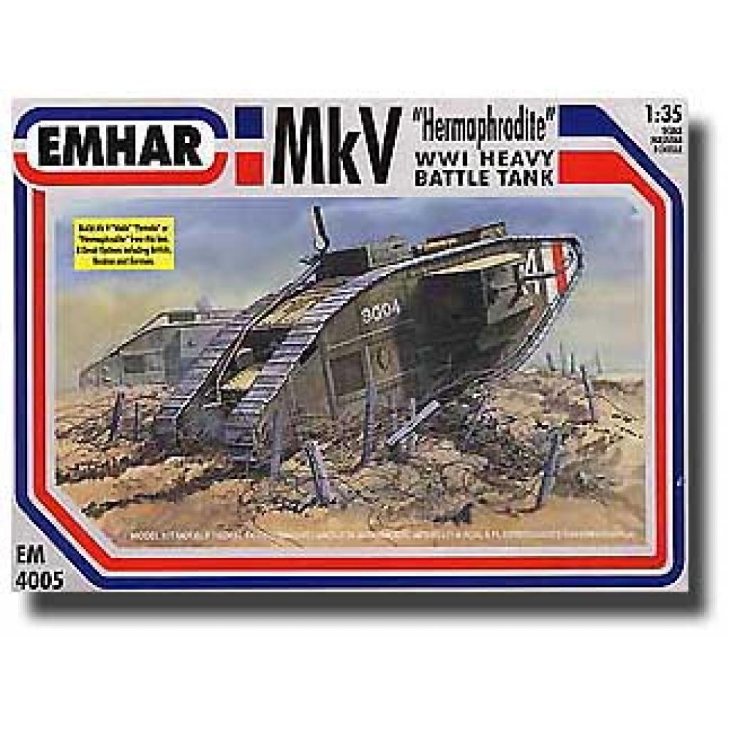 Em4005 Emhar Mk V 'Hermaphrodite' Ww1 Tank 1:35 Emhar | Addlestone Models