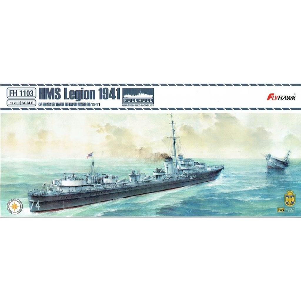 Fh1103 Hms Legion 1941 L Class Destroyer 1:700 Flyhawk | Addlestone Models