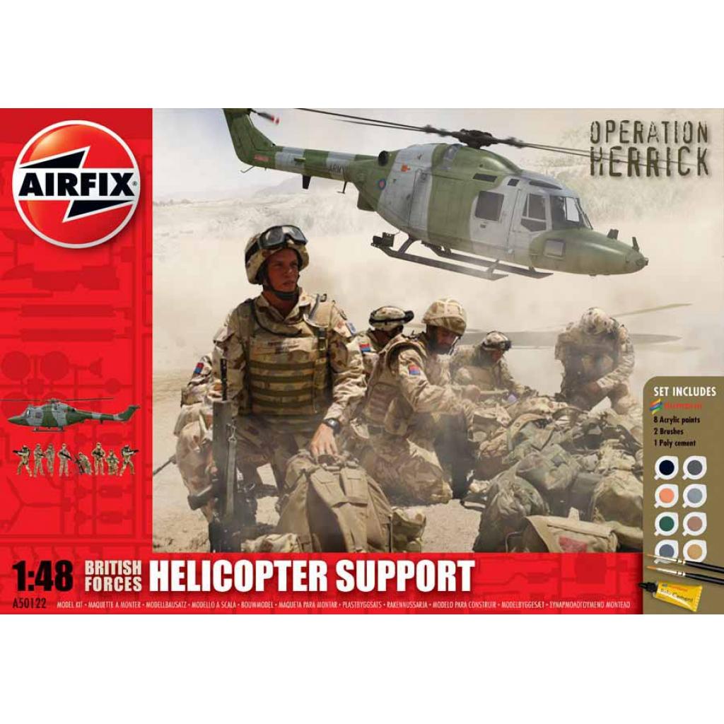 A50122 British Forces Helicopter Support 1:48 Airfix | Addlestone Models
