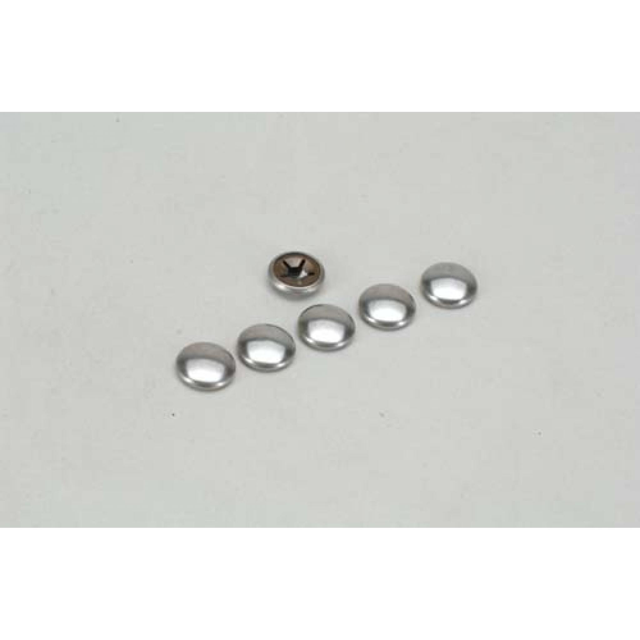 Sl064 Chrome Wheel Retainers 10 Swg | Addlestone Models