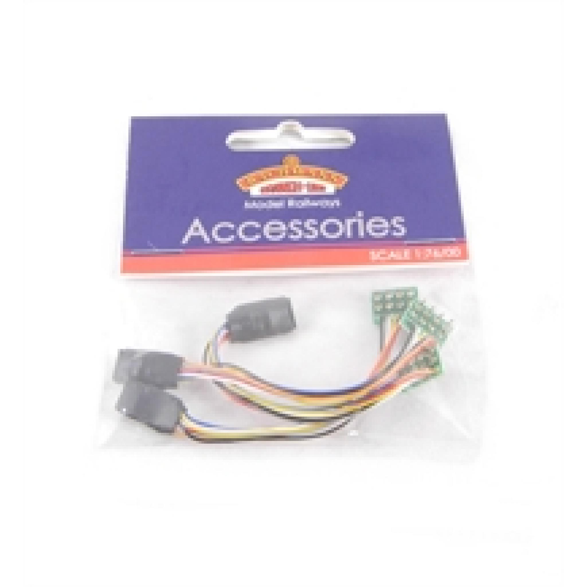 36-563 6 Pin Decoder Socket With 8 Pin Plug (3) Bachmann | Addlestone ...