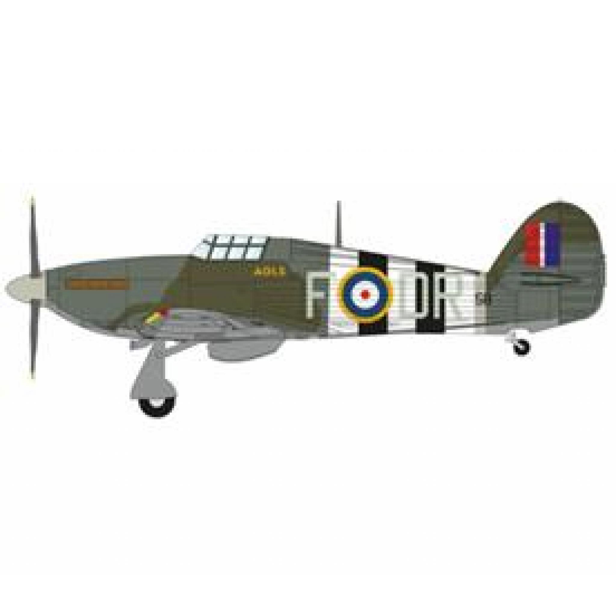 33304 Hurricane Mk.2 1:72 Pre-Made & Painted Easy Model | Addlestone Models