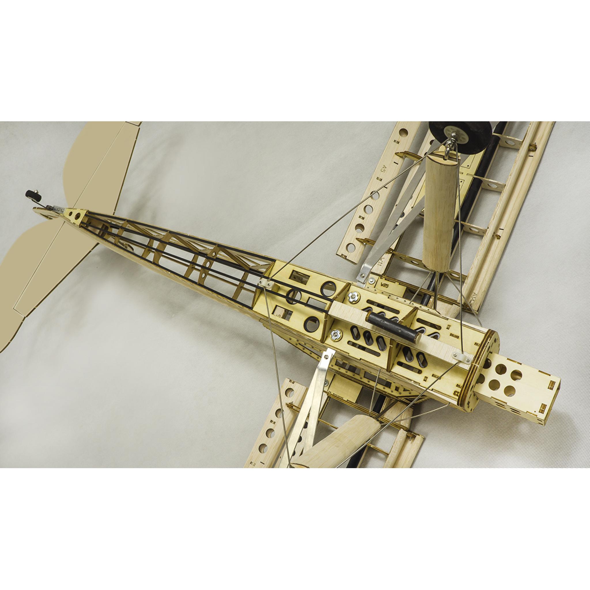 Dw Fi156 Storch Plane Balsa Kit With Motor & Esc 1.6M Wingspan S2103 ...