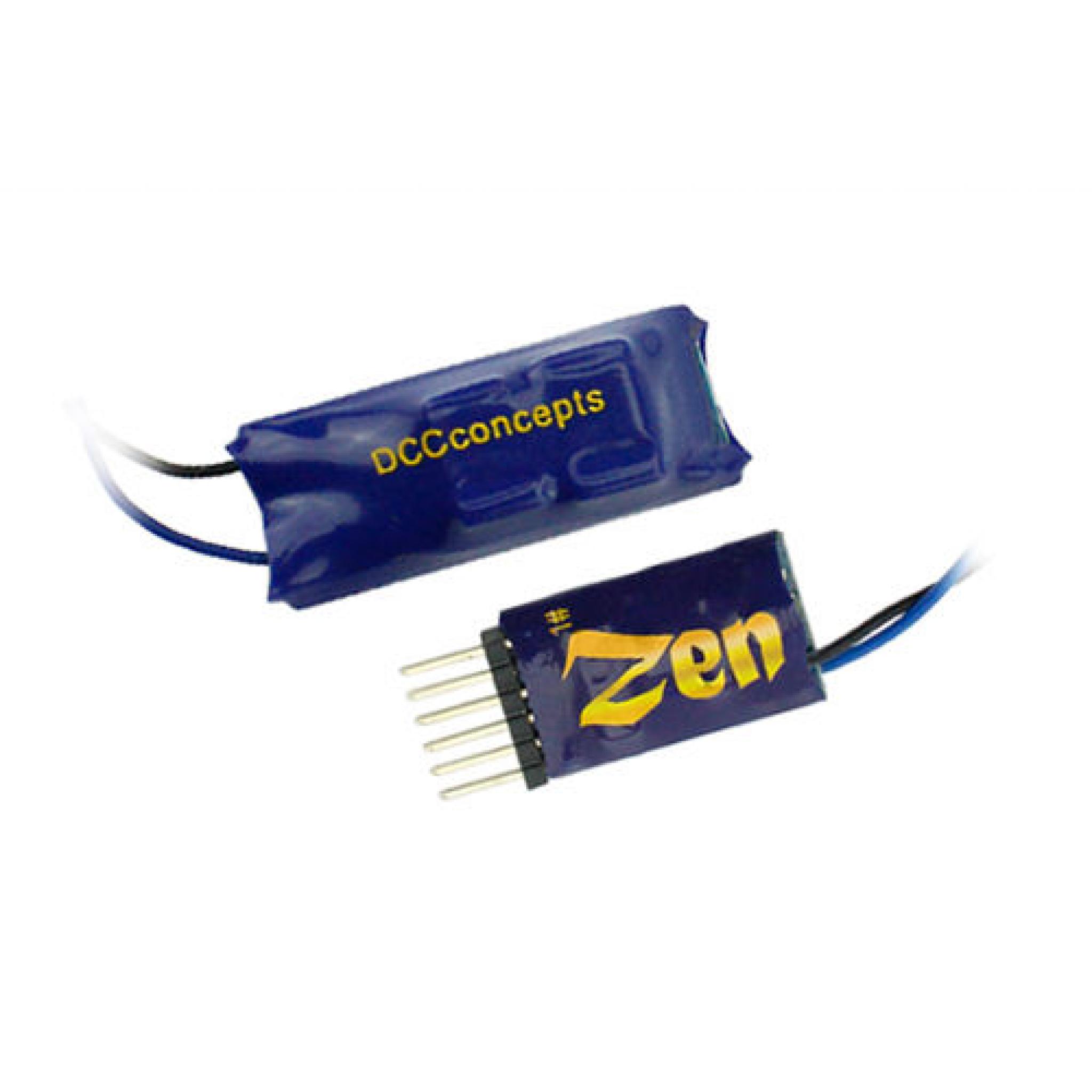 Zn6D Zen Dcc Decoder Direct 6 Pin With Stay Alive Dcc Concepts Dcd-Zn6D ...