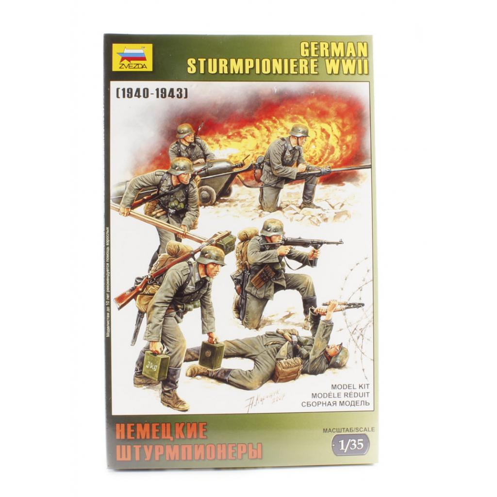 3613 WW2 GERMAN STURMPIONIERE 1:35 ZVEZDA