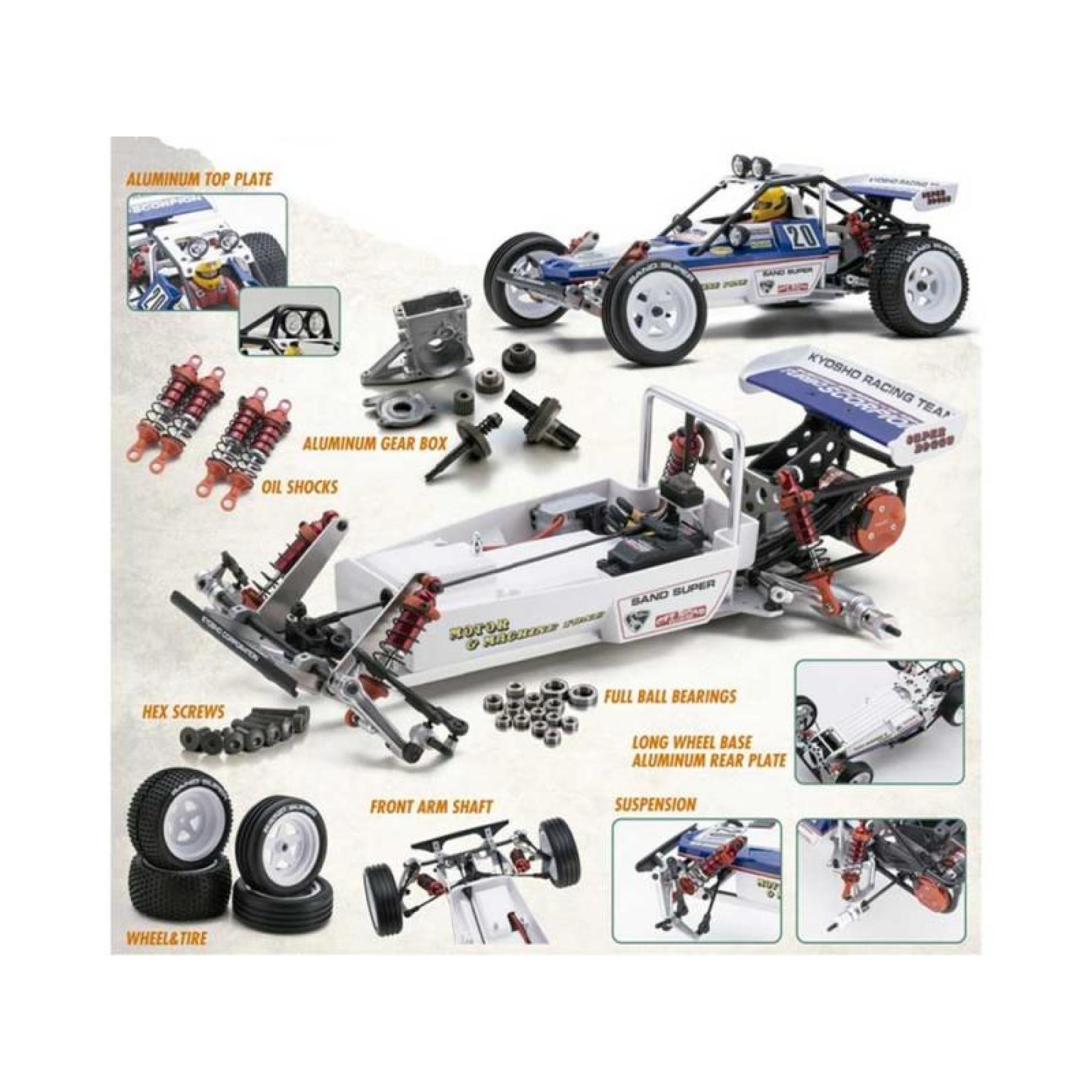 30616 KYOSHO TURBO SCORPION 2WD 1:10 LEGENDARY SERIES